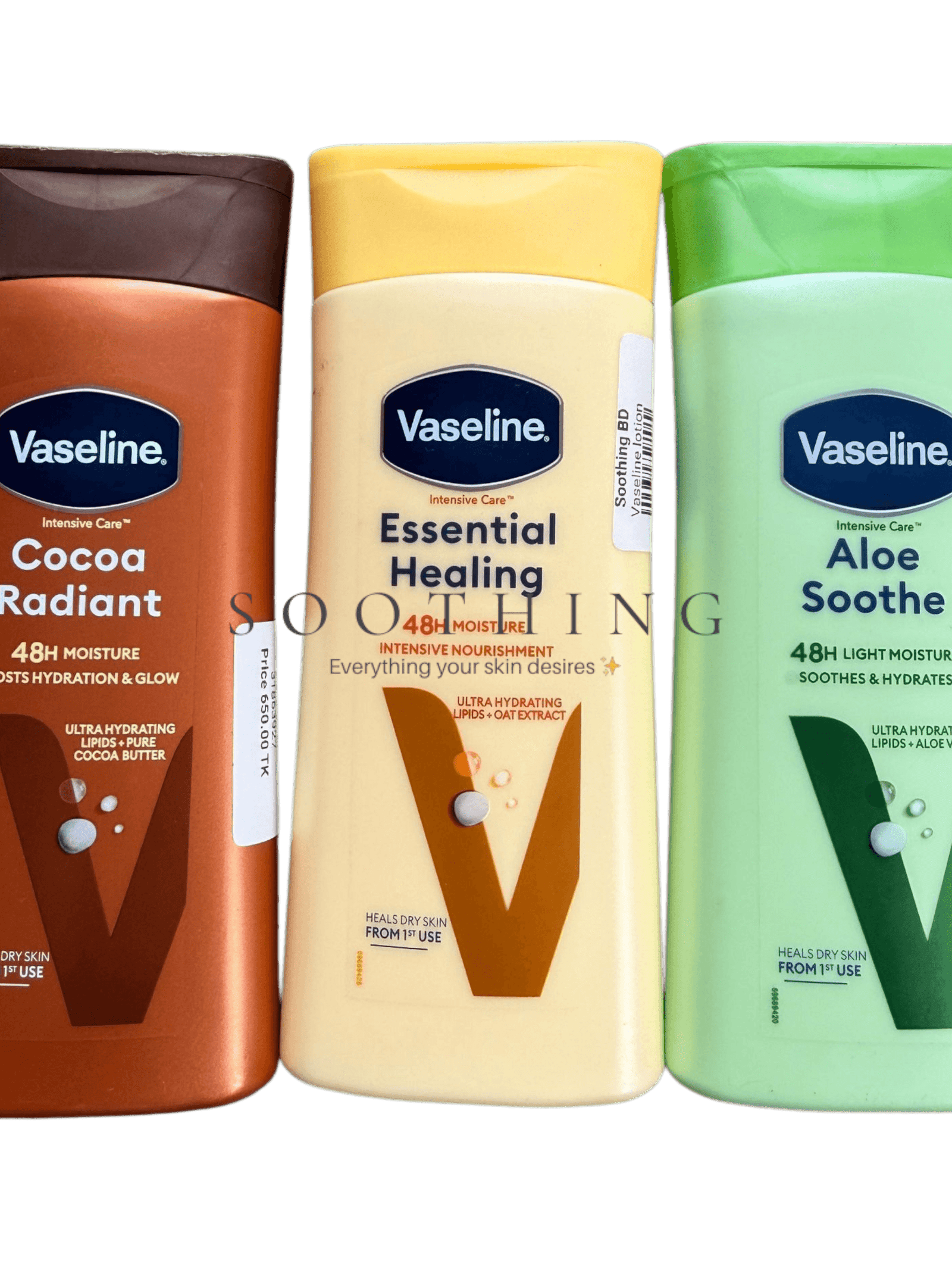 Vaseline Intensive Care Body Lotions - Soothing BD